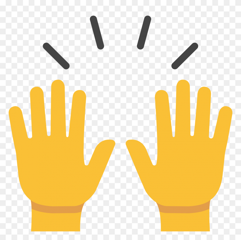 Emoji Raised Hands PNG Stunning Free Transparent Png Clipart Images