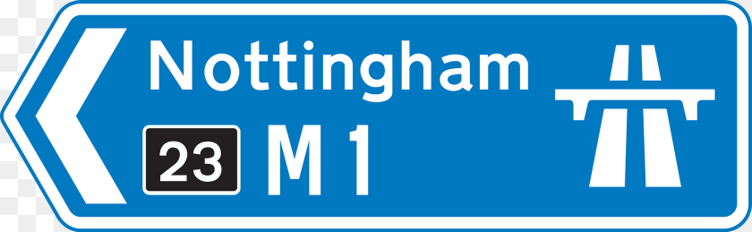 Direction To A Motorway, Sign, Symbol, Road Sign, Text PNG - FlyClipart