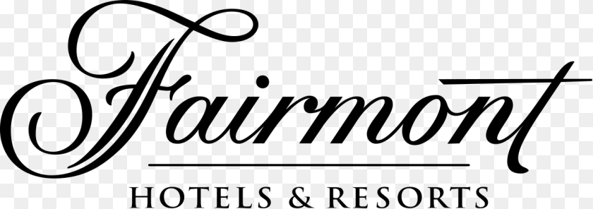 Fairmont Hotels Logo, Gray PNG - FlyClipart