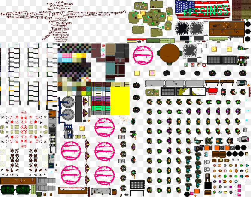 Hotline Miami Walking Sprites, Scoreboard, Cad Diagram, Diagram Sticker ...